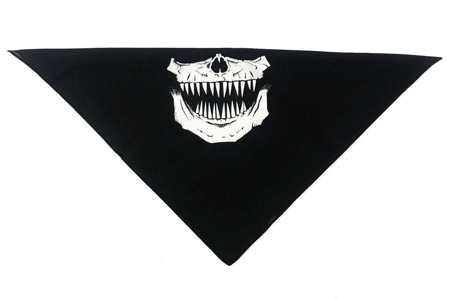 SKULL POINTY TEETH BANDANA – Trailsclothing.com